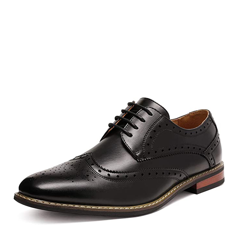 Bruno Marc Men's Classic Wingtip Dress Shoes