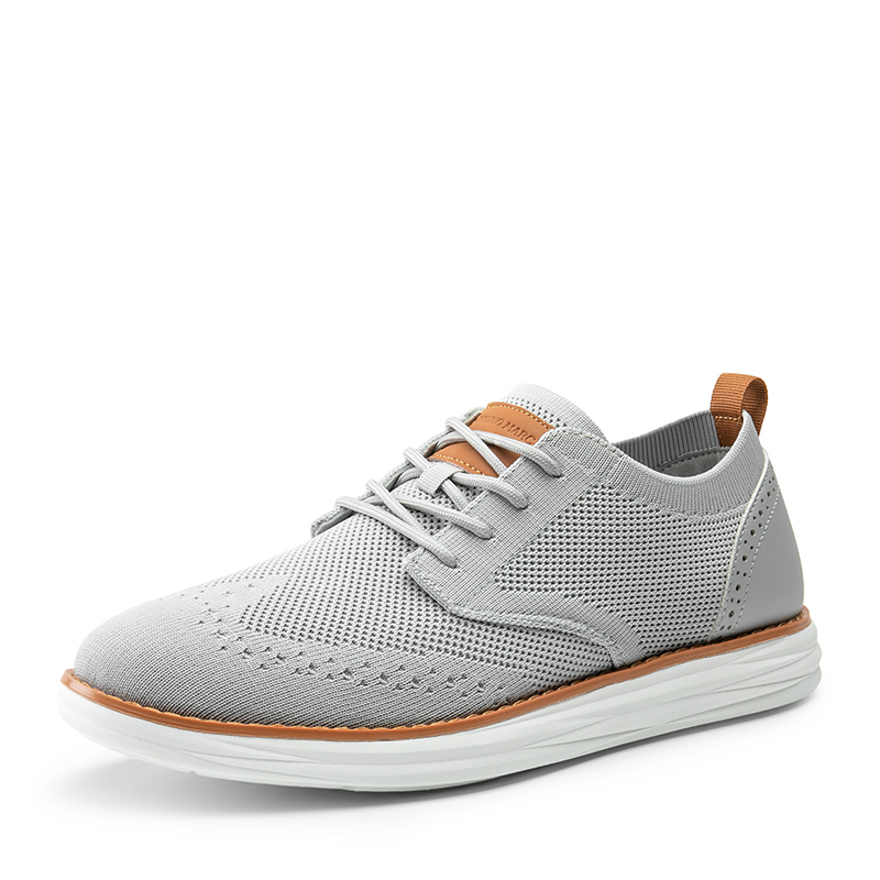Men's Mesh Oxford Wingtip Sneakers-Dream Pairs