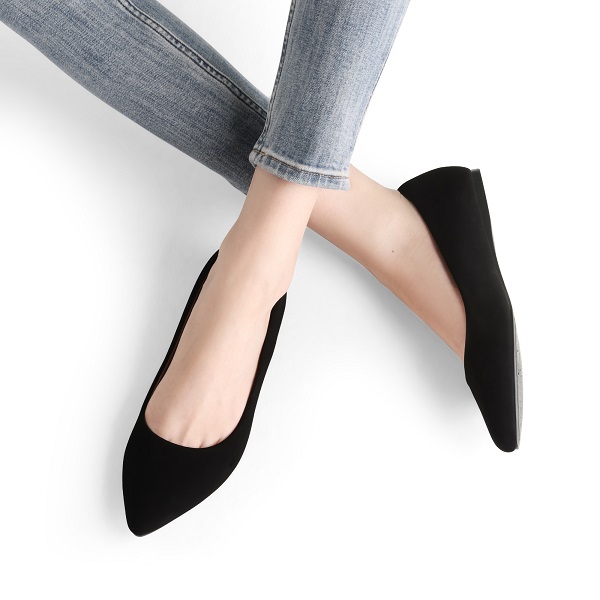 Pointed Toe Flats | Pointy Flat In Black, Nude & More-Dream Pairs
