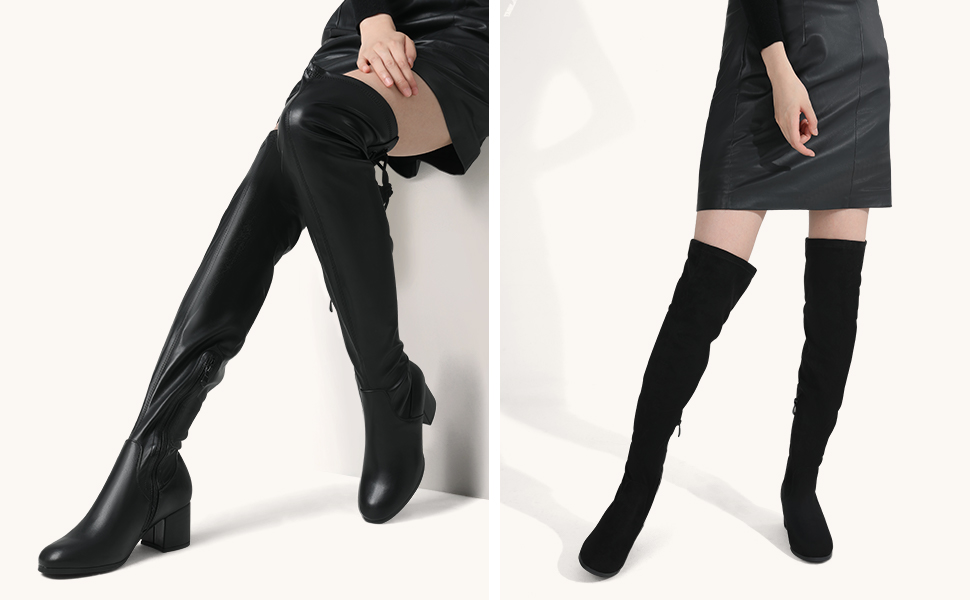 How To Styles Over-The-Knee Boots-Dream Pairs