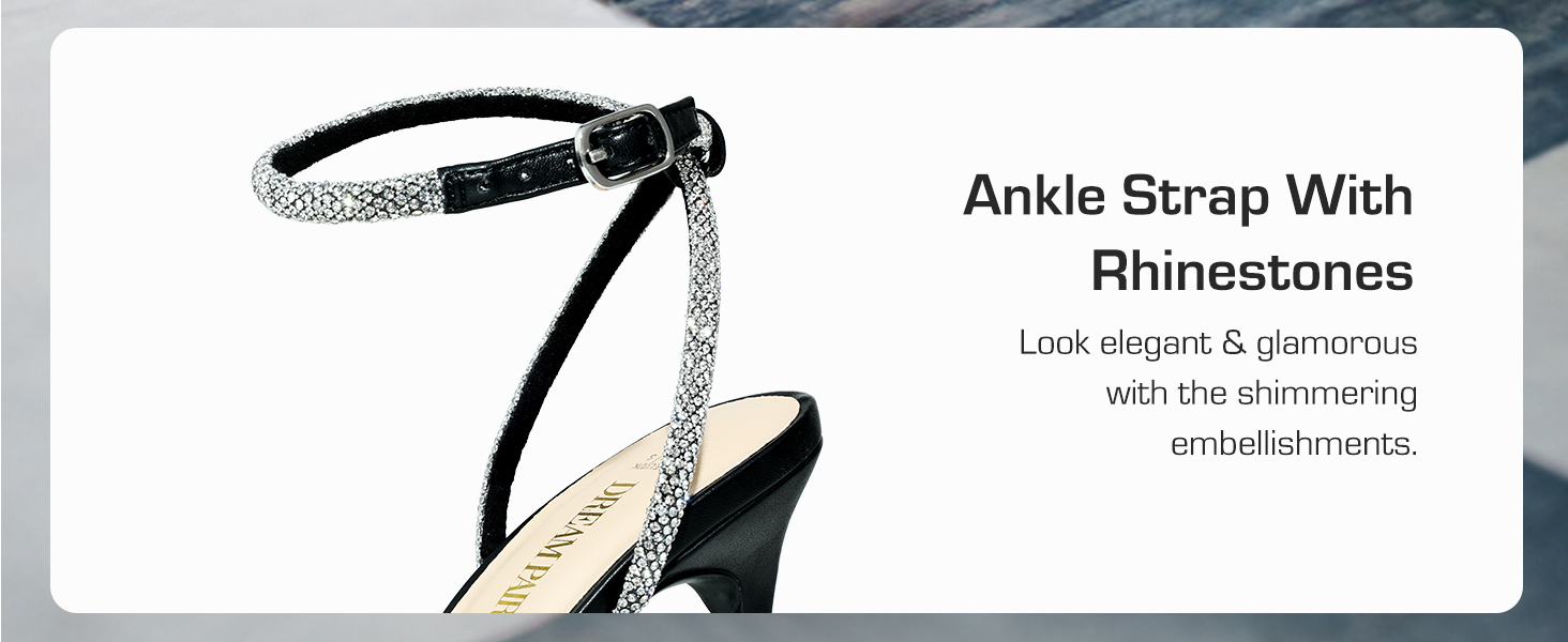 SILVER Square Toe Rhinestone Heels With Bow-Dream Pairs