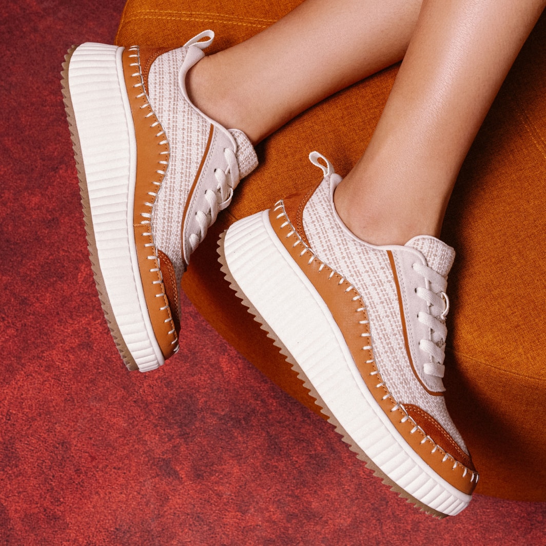 Women's Comfortable Platform Fashion Sneakers-DREAM PAIRS