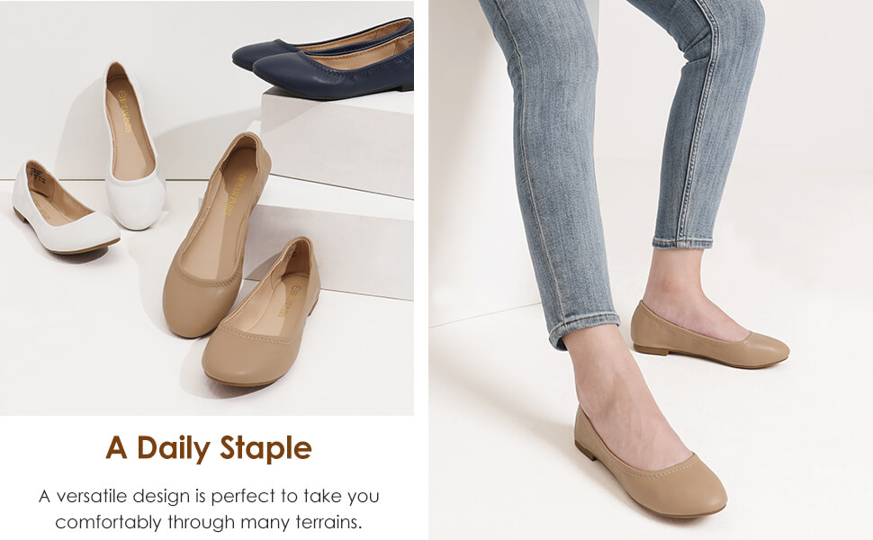 Women's Ballerina Walking Flats | Walking Flats-Dream Pairs