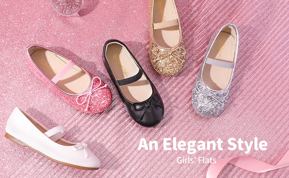 Girl's Ballerina Flat Shoes-dreampairs