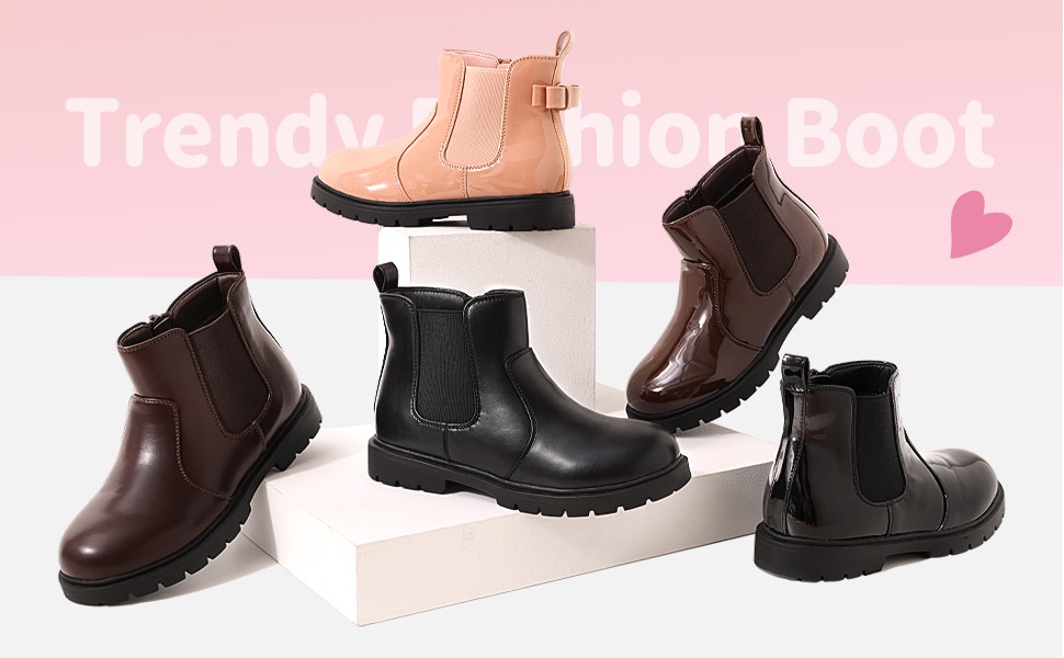 Kids Chelsea Boots | Girls Fashion Ankle Boots-Dream Pairs