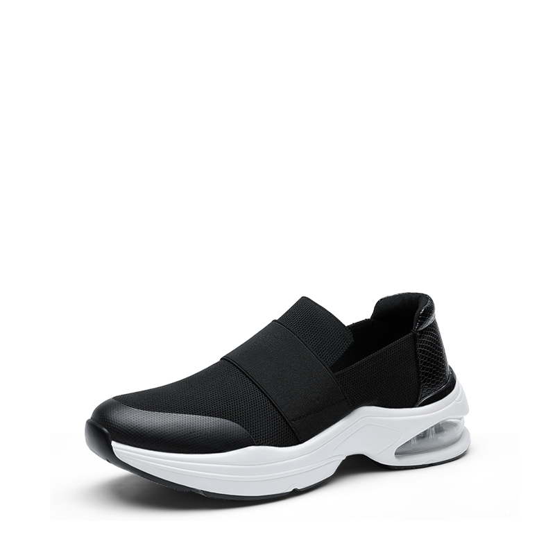 BEIGE Women's Air Cushion Sneakers | Knit Sneakers-Dream Pairs