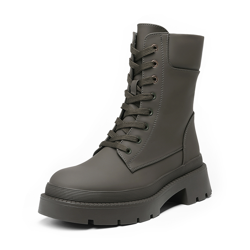 Lug Sole Platform Combat Boots-dreampairs