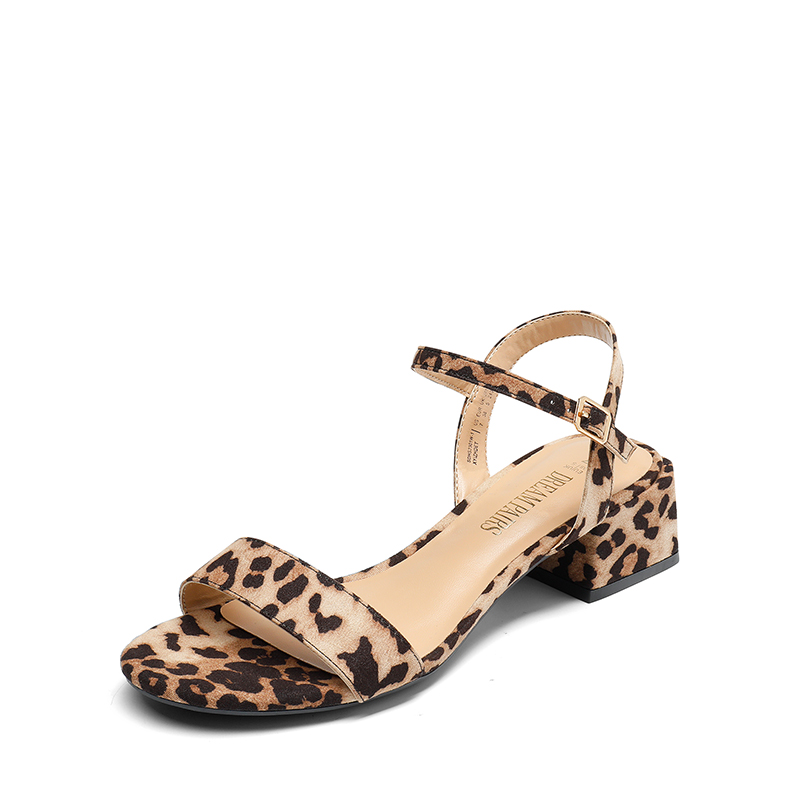 Women's Ankle Strap Low Heel Sandals-Dream Pairs