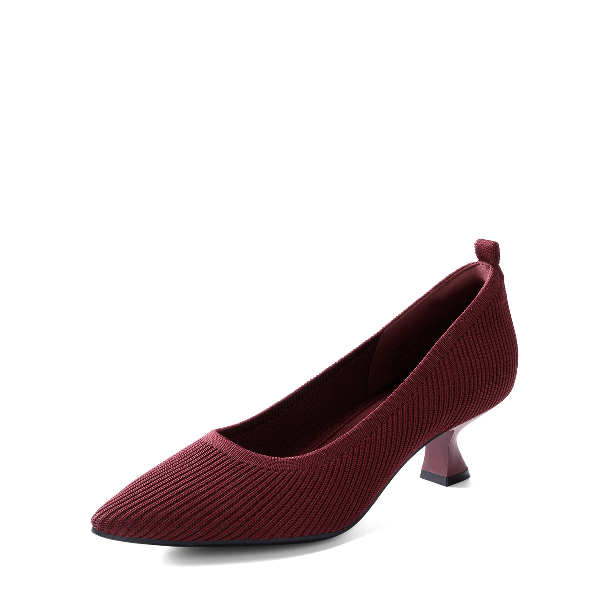 Women's Comfortabe Knit Kitten Heels-Dream Pairs
