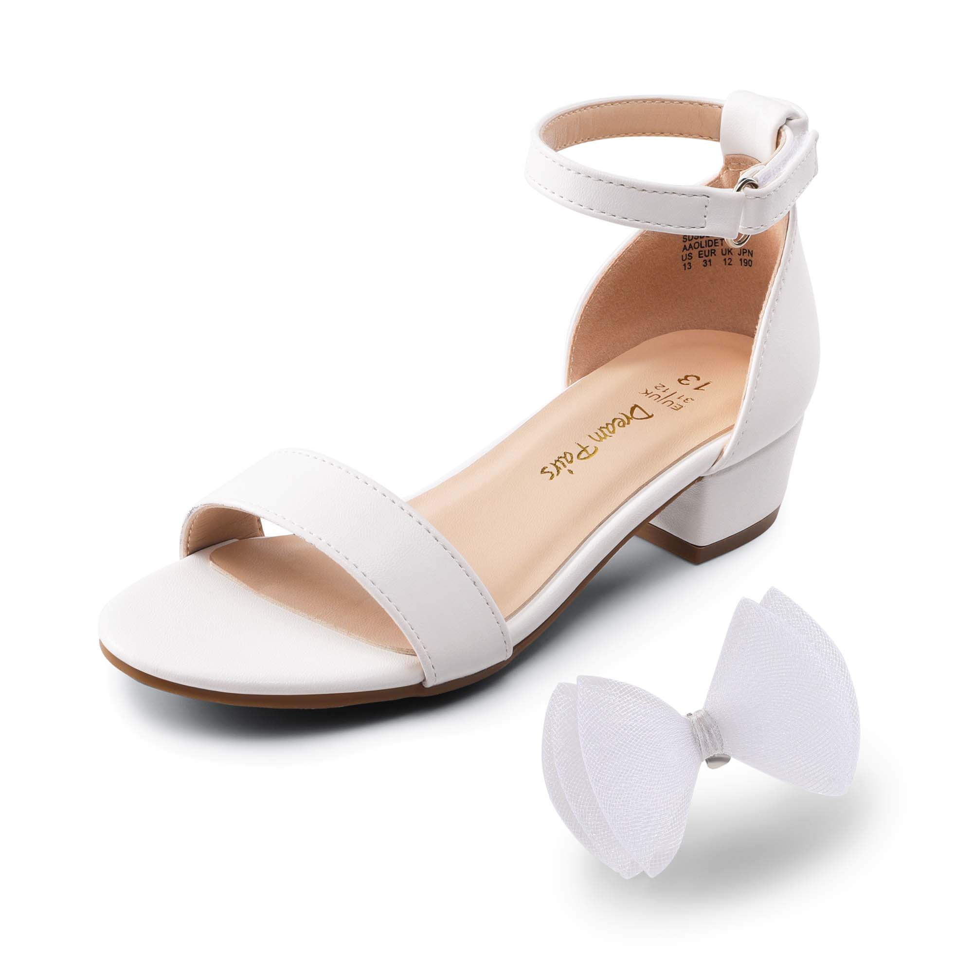 Girls' Low Heel Dress Sandals-Dream Pairs