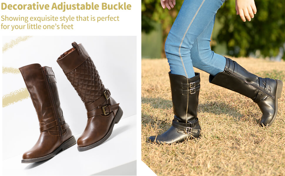 Girls' Riding Boots | Toddler Girl Riding Boots-Dream Pairs