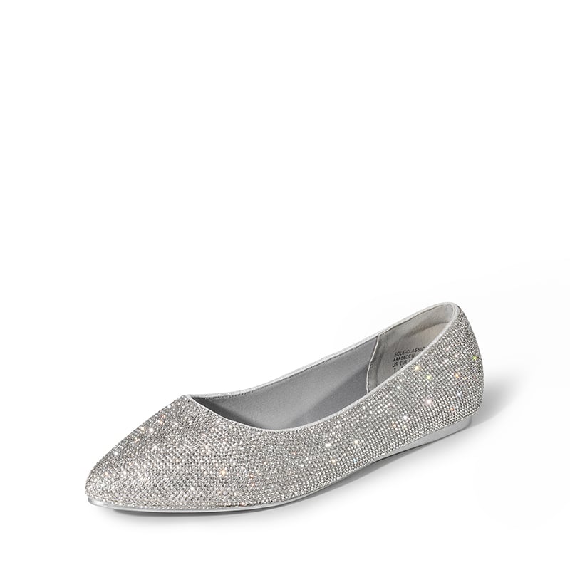 Women's Suede Ballet Slip On Flats-Dream Pairs