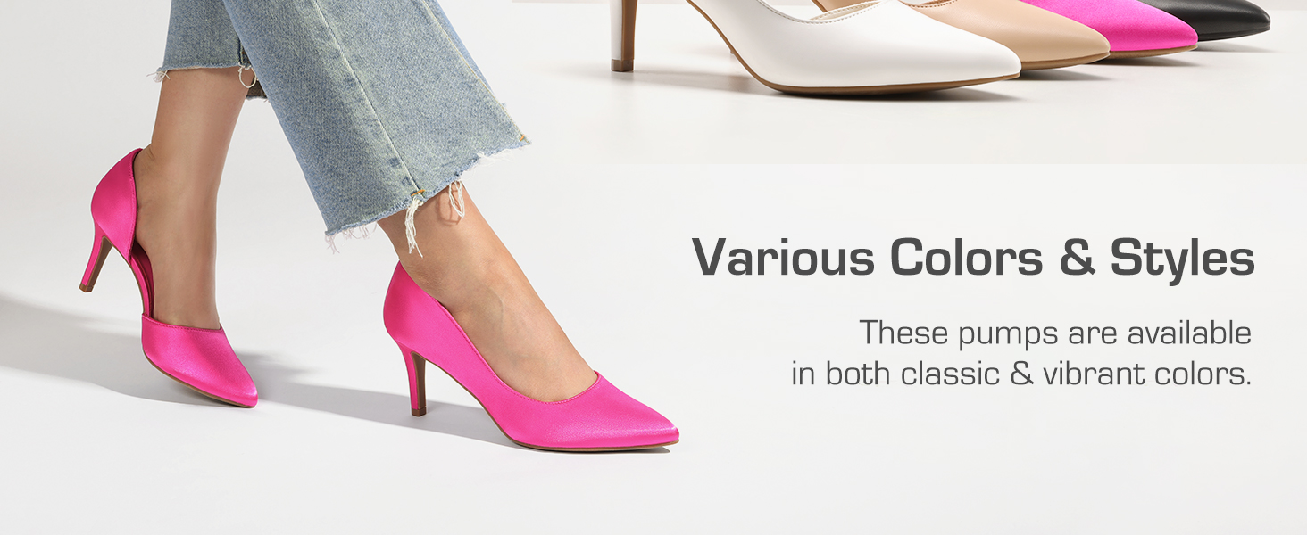 WHITE PU Stiletto 3-Inch D'Orsay Pumps-Dream Pairs