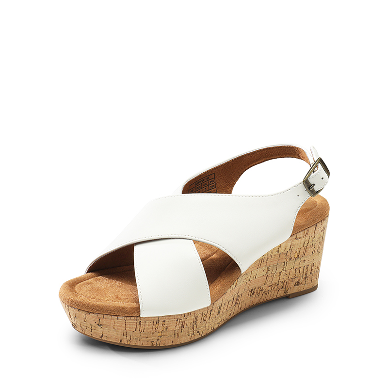 Women's Platform Criss-Cross Wedge Sandals-Dream Pairs