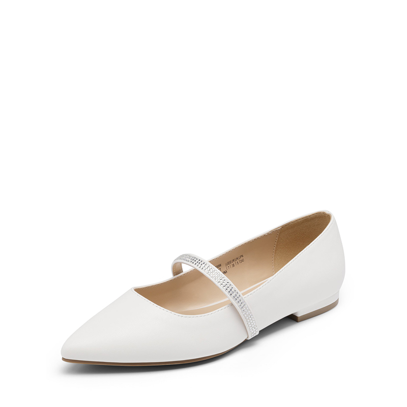 Women's Strap Flats | Rhinestone Flats-Dream Pairs
