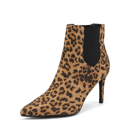 Pointed Toe Stiletto Chelsea Ankle Booties-Dream Pairs