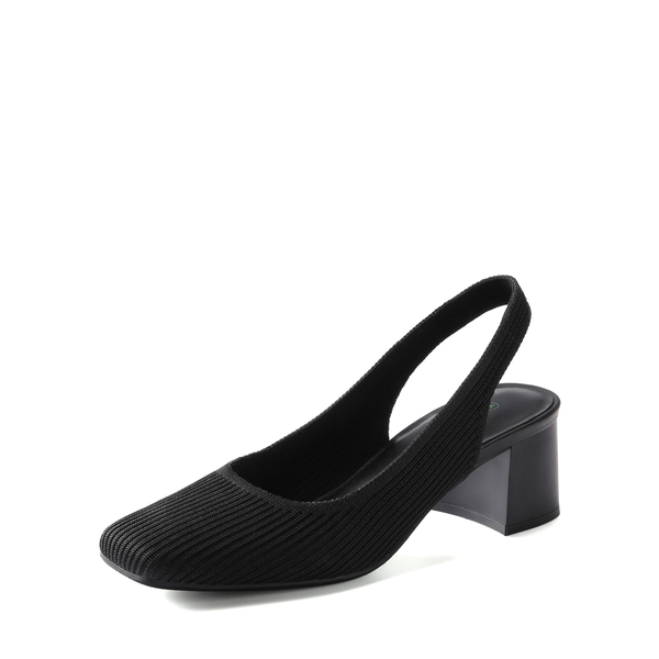 Women's Square Toe Slingback Heels-Dream Pairs