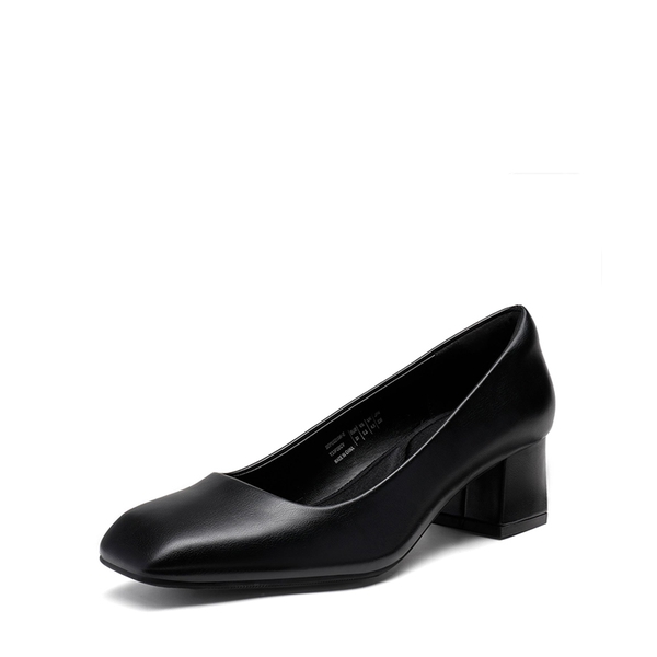 Square Toe Low Heel Pumps-dreampairs